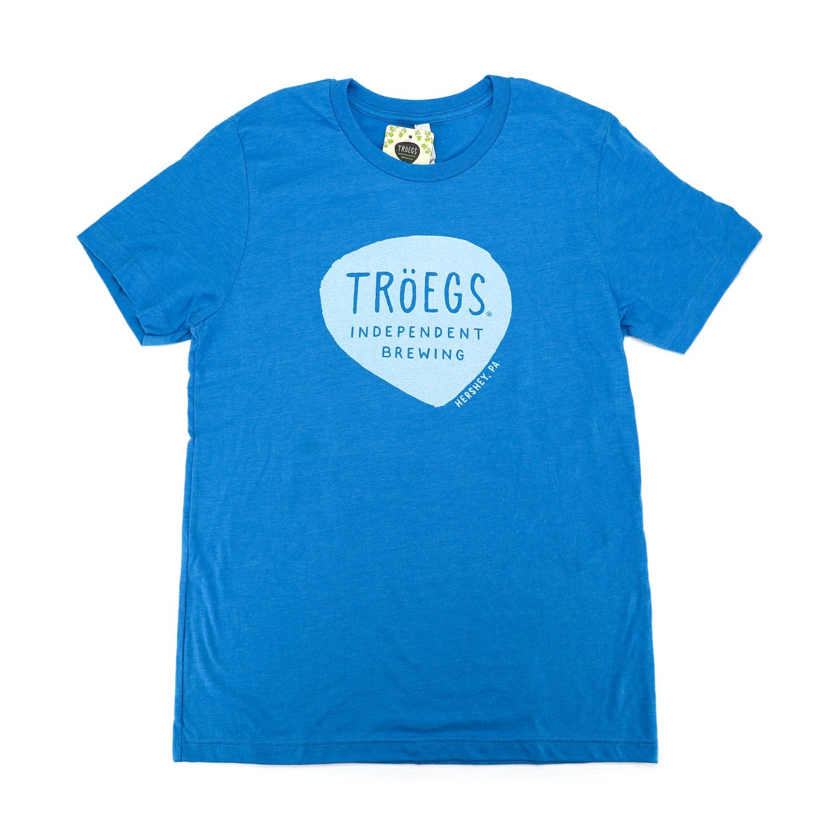 Troegs Logo Tee Neon Blue | Troegs General Store