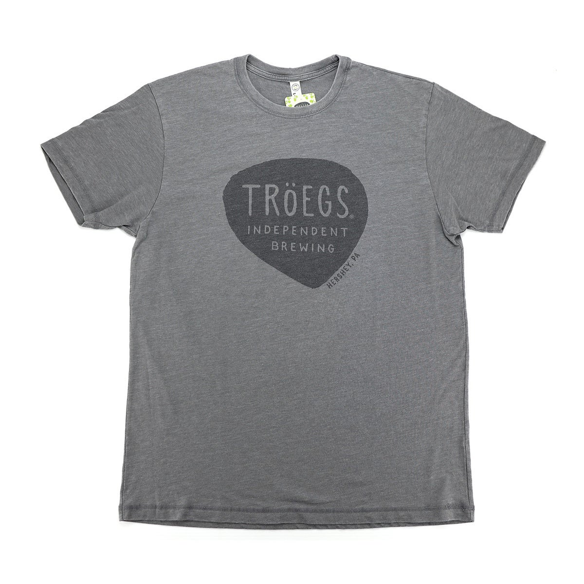Troegs Logo Tee Washed Grey | Troegs General Store