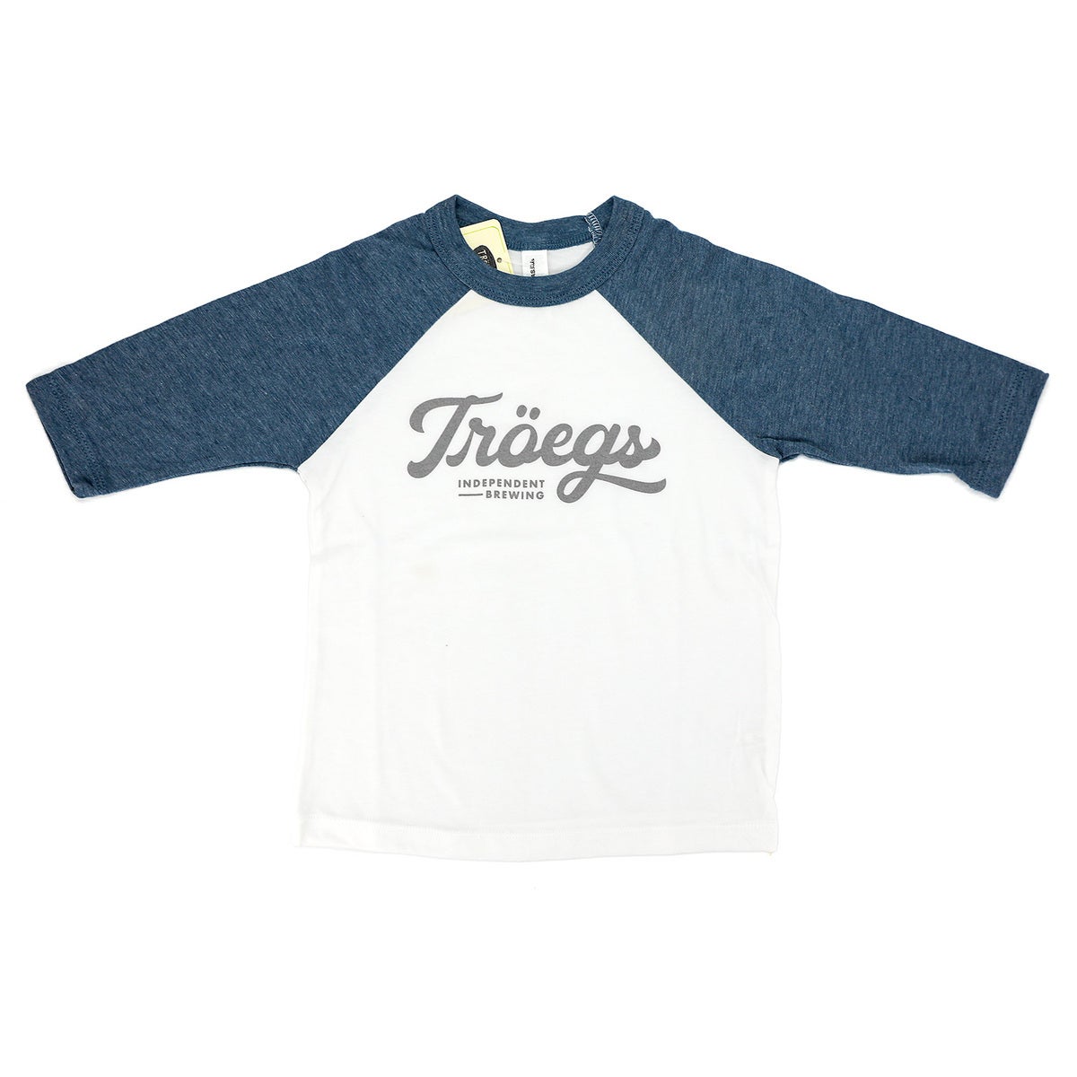 Kids - Script Logo - Blue Raglan | Troegs General Store